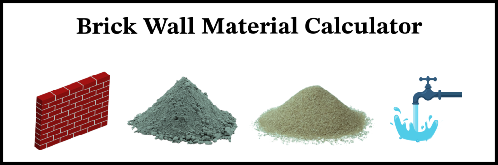 FREE Brick Wall Material Calculator Online Tool 2025